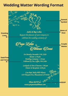  Marriage Invitation Card Format In Hindi Ms Word Onvacationswall